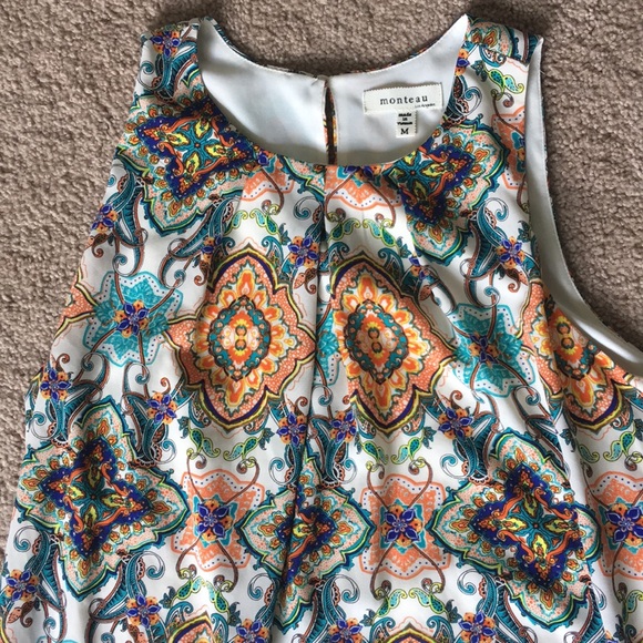 Monteau | Dresses | Monteau Multicolored Dress | Poshmark